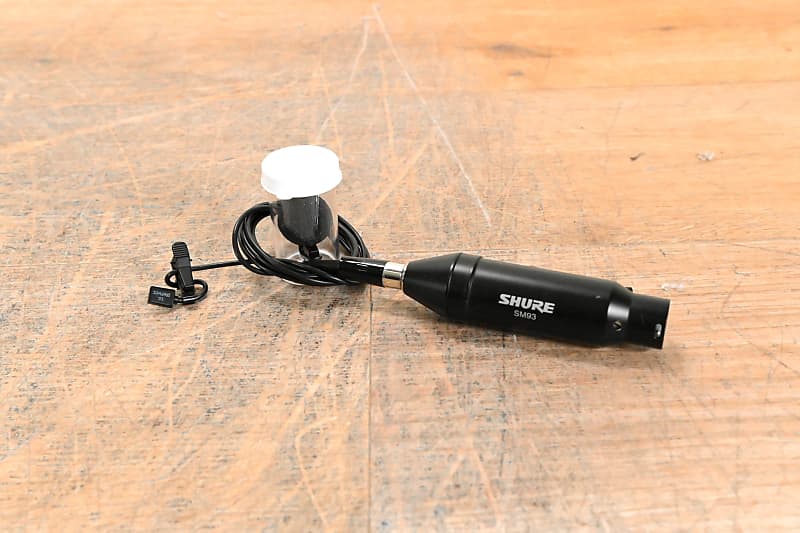 Shure SM93 Omnidirectional Miniature Lavalier Microphone | Reverb
