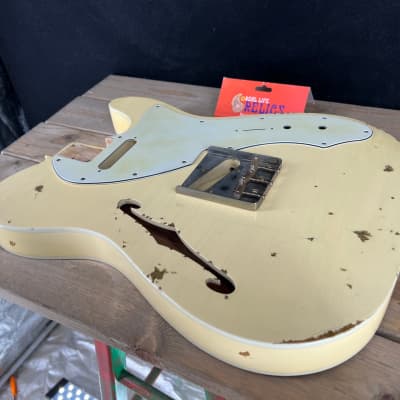 Real Life Relics Nitro 69 Thinline Tele® Telecaster® Body | Reverb
