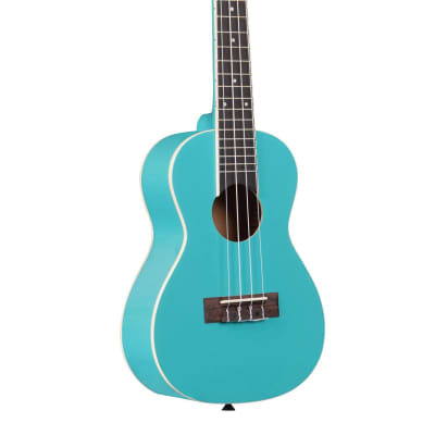 Kala Candy Shop Cotton Candy Blue Concert Ukulele | Reverb