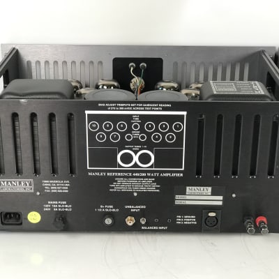 Manley Labs 440/200 Watt Monoblock Reference Amplifier (Pair) | Reverb