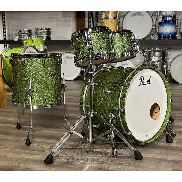 Pearl Masters Maple MM6 4pc Drum Set w/ R2 Mounts Shimmer of | Reverb