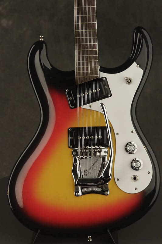 RARE 1966 Mosrite "The Ventures" model 12-string Sunburst | Reverb