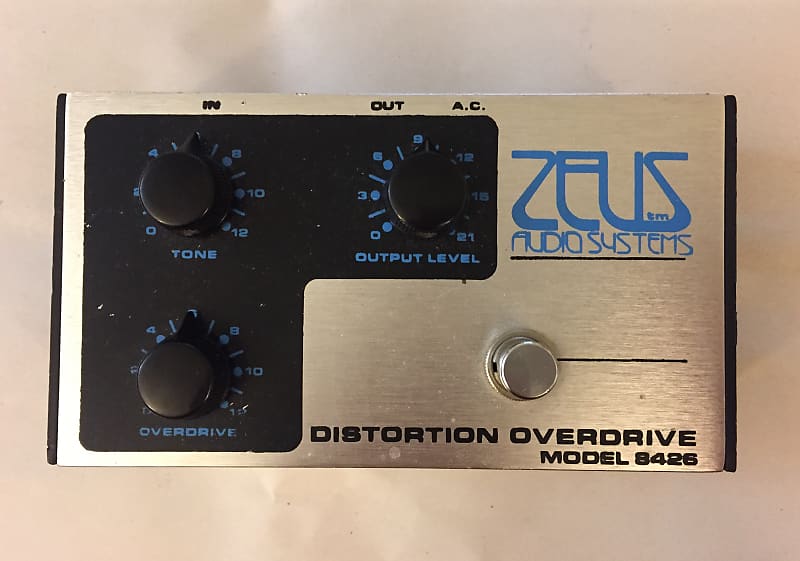 Zeus Audio Systems Distortion Overdrive Model 8426 | Reverb