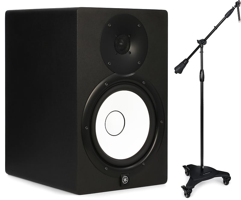 Yamaha HS8 8 inch Powered Studio Monitor - Black Bundle with | Reverb