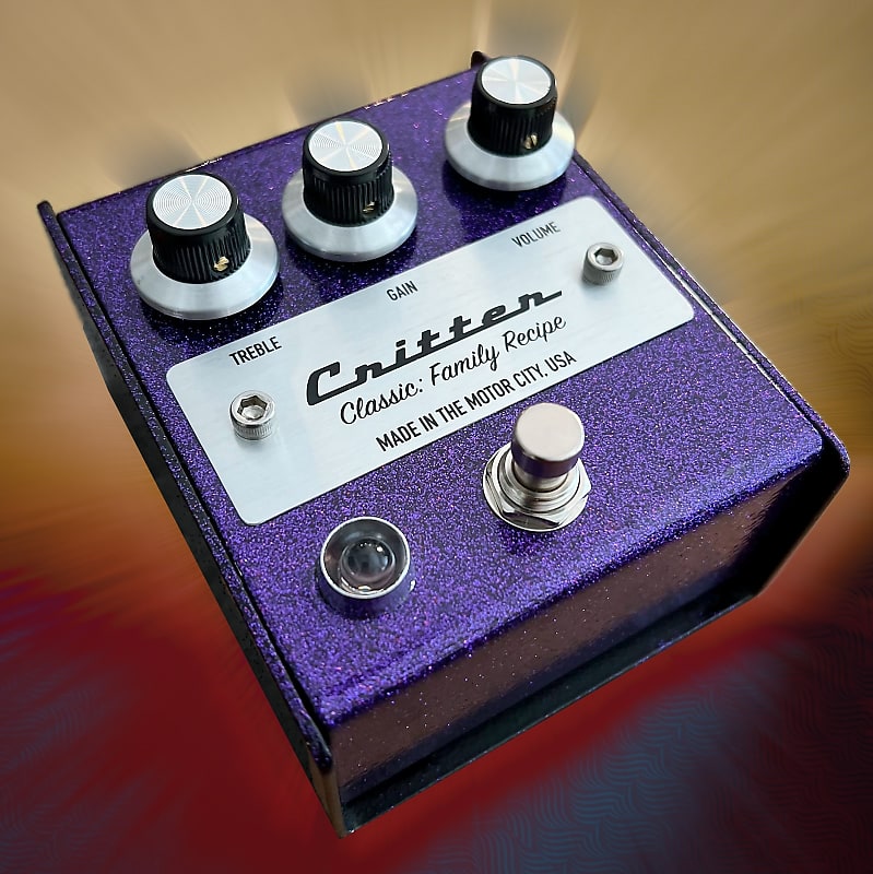Critter CFR Klone w/ TLE2072 2022 Purple Sparkle | Reverb