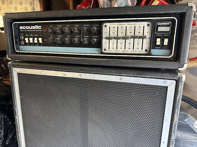 RARE ACOUSTIC 470 BASS AMP HEAD 1970’s | Reverb