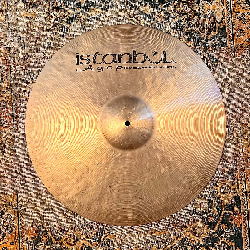 VIDEO! Early ISTANBUL AGOP Traditional DARK RIDE 21" 2430 g | Reverb
