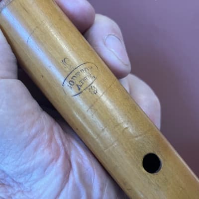 Original 1 Key Boxwood Antique Flute from Fredric Godfroy, | Reverb