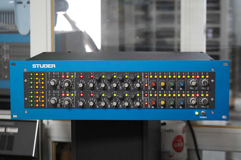 Studer 980 Mixer Mic / Line Preamp Rack 961 962 963 900 #2 | Reverb