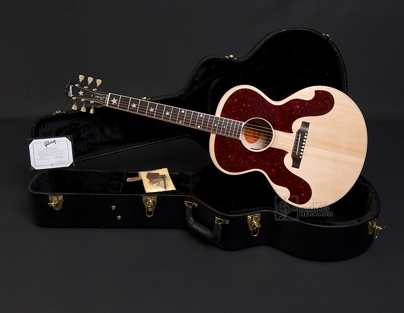 Gibson J-180 Custom EV-BR 2020 Antique Natural & transparent | Reverb