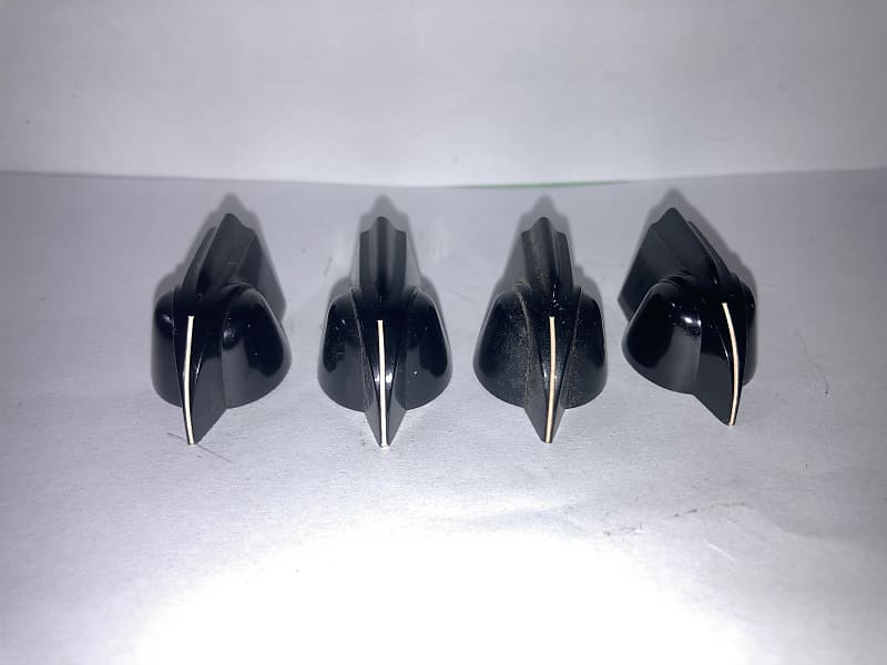 Guitar Amp Knobs - Chicago Daka-Ware Black Chicken Head, | Reverb UK