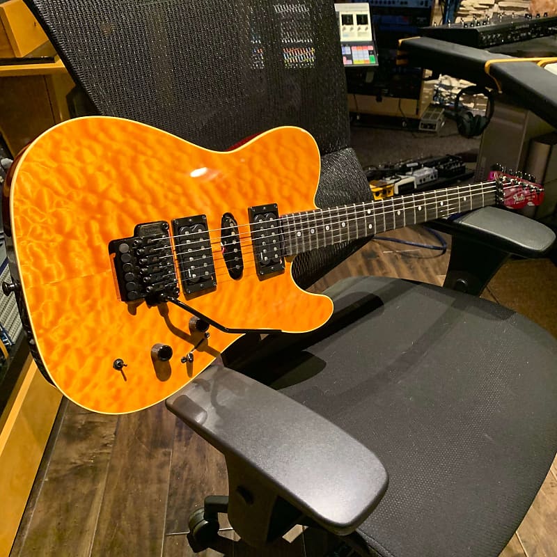 Rare 1990 Fender Custom Shop Quilt-Top Set-Neck Telecaster | Reverb