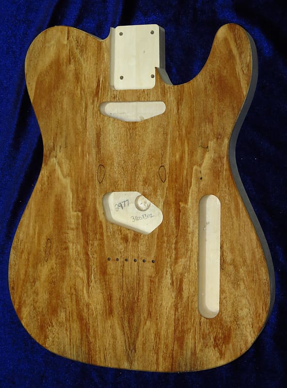 Basswood / Spalted Maple Top Telecaster Tele Body Standard | Reverb