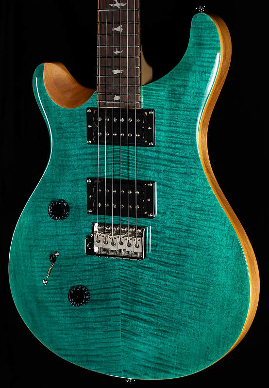 PRS SE Custom 24 Turquoise Lefty (626) | Reverb