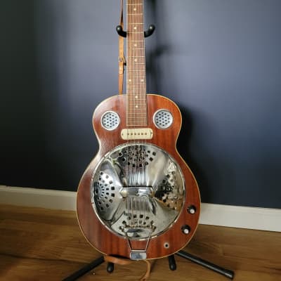 Mosrite Dobro 12-string resonator 1967 - Dark walnut | Reverb