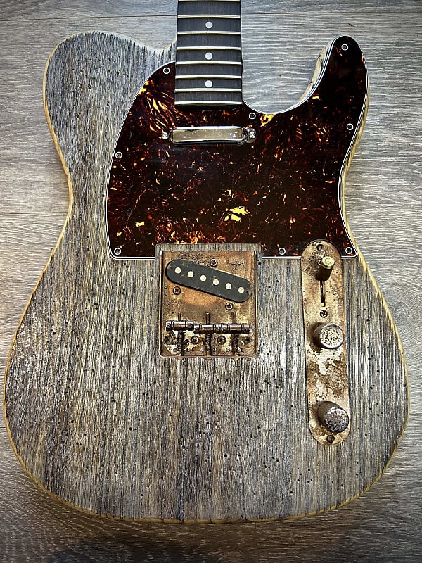 Pistols Crown Barncaster Tele GUITAR BODY ONLY PARTCASTER USA | Reverb