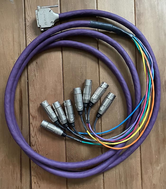 Switchcraft D-sub DB-25 to 8-XLR-M Snake - 10 ft | Reverb