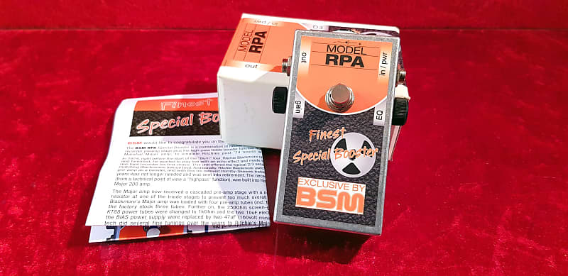 Rare BSM Treble Booster RPA 1970s Overdrive Sound of Ritchie | Reverb