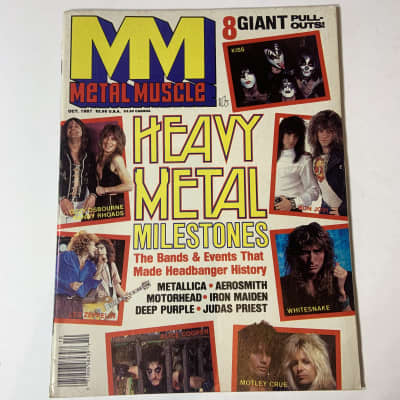 Metal muscle magazine Heavy metal milestones October 1987 | Reverb