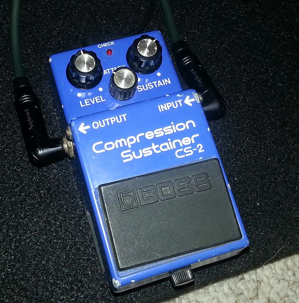 Vintage 1986 MIJ BOSS CS-2 Compression Sustainer | Reverb