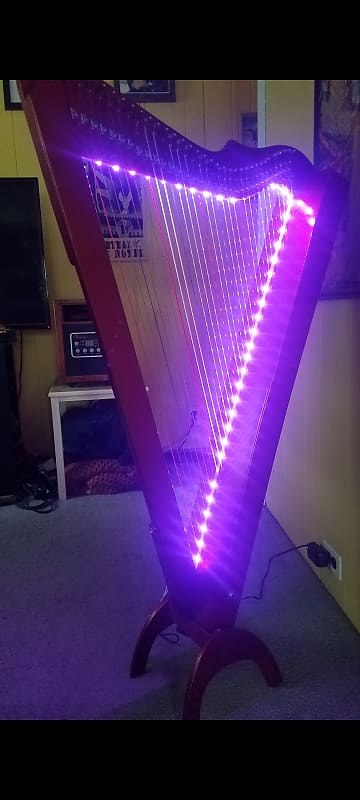 REES Grand Harpsicle Harp 2016 - Red | Reverb