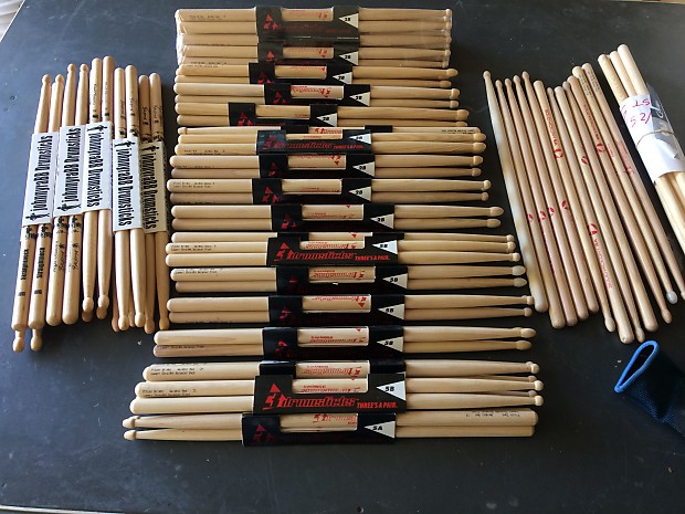 3 drumsticks by DW and Johnny Rabb Drumsticks | Reverb