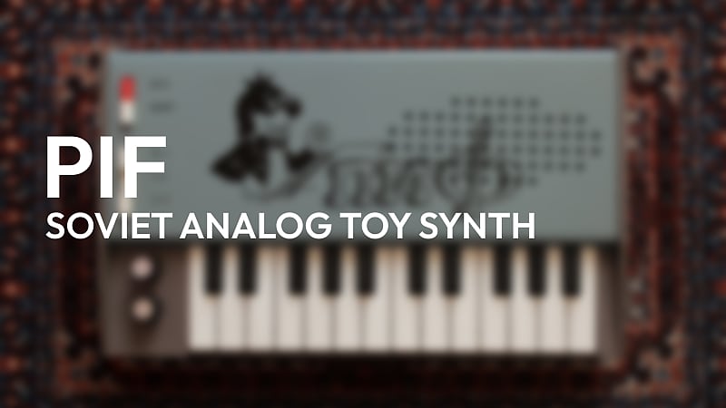 PIF: Rare Soviet Vintage Analog Toy Synthesizer, Made in USSR | Reverb