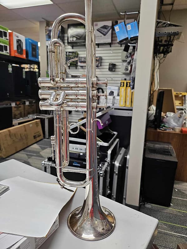 F. Besson Trumpet - Silver | Reverb