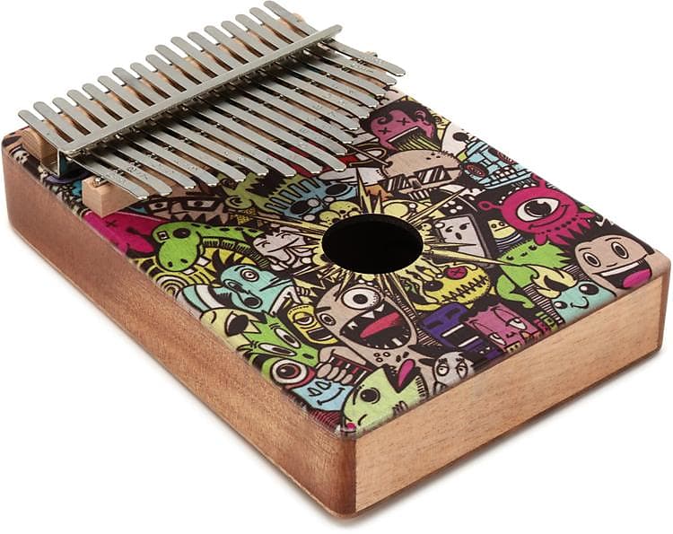 Sela SE254 Art Series Kalimba 17-key - Little Monster | Reverb