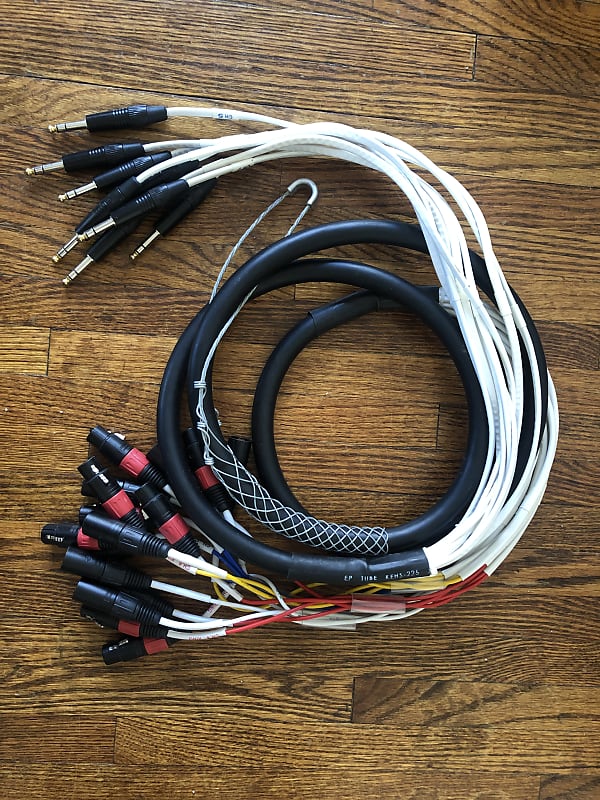 Audiopile 8 Channel TRS to XLR Insert Snake | Reverb