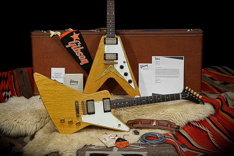 2021 Matched Set 1958 Flying V and Explorer Production | Reverb UK
