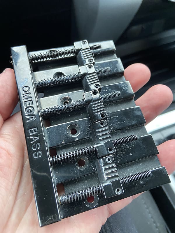 Omega Bass Bridge 5 string - Black | Reverb