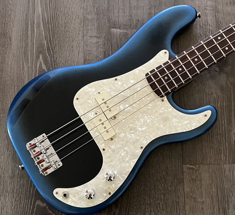 Lotus P Bass - Blue Burst | Reverb