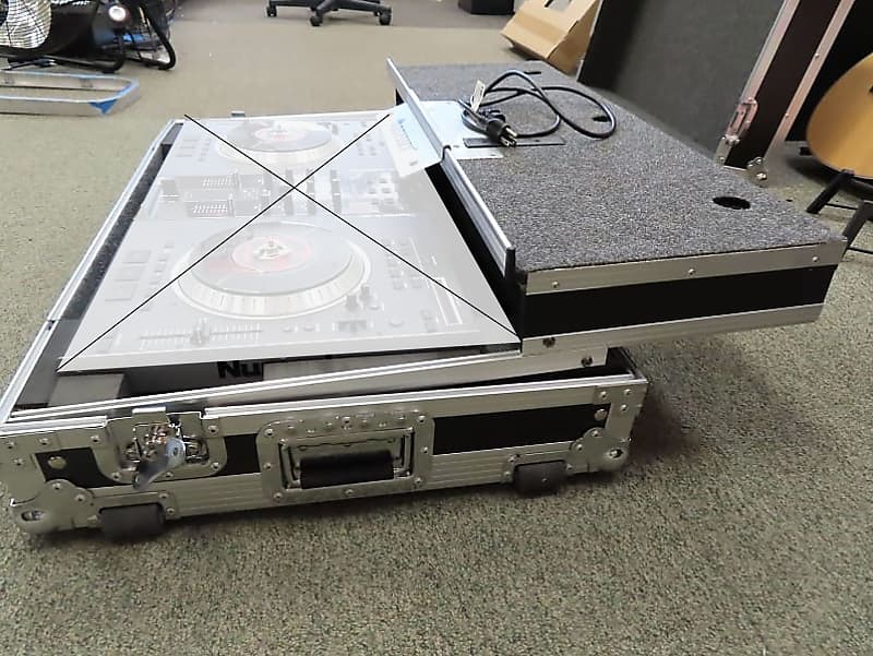 Numark NS7II DJ Controller Case with Sliding Laptop Platform | Reverb