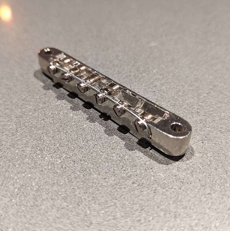 Rare Gibson Historic ABR-1 Tune-O-Matic Bridge with Wire | Reverb