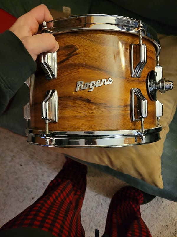 Rogers Powertone 8x12 tom 1960s Koa | Reverb