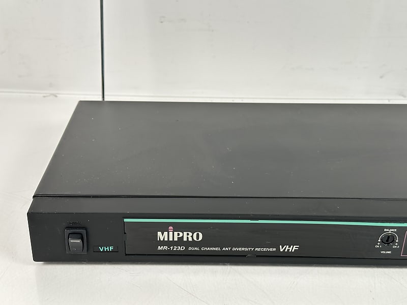 Mipro MR-123D Dual Channel Antenna Diversity Receiver w/ 2 | Reverb