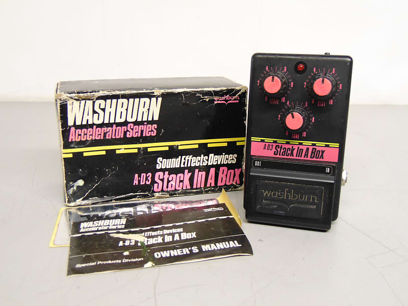 Washburn A-D3 Stack In A Box Distortion Pedal | Reverb