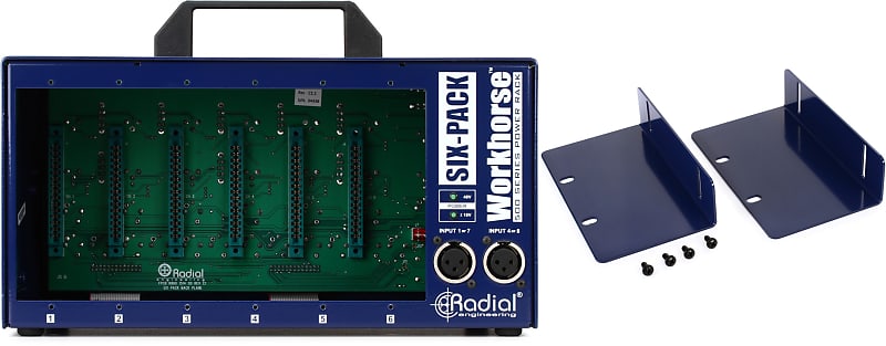 Radial SixPack 6-slot 500 Series Chassis Bundle with Radial | Reverb