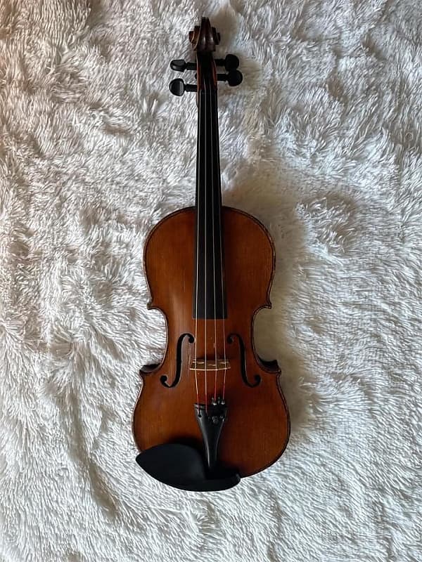 German Strad Labeled Violin Circa 1920 - Red | Reverb