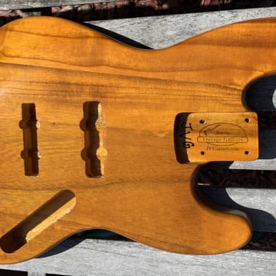 P Bass BODY CUSTOM ORDER ASH or ALDER includes Aged Patina | Reverb