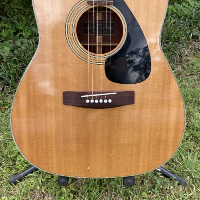 Yamaha FG-160 Black Label Acoustic Dreadnought | Reverb