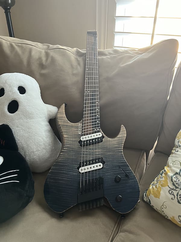 Kiesel Vader 7 String Multi-Scale Blue Denim Fade | Reverb