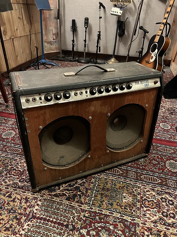 Fender Pro Reverb 1970s Silverface amplifier vintage project | Reverb