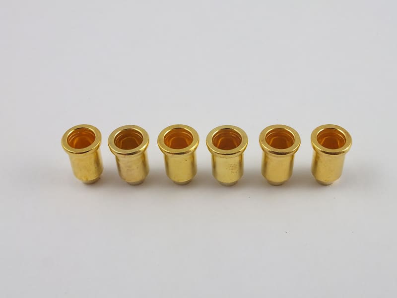 6 Gold Body String Ferrules 6.5mm for Telecaster or | Reverb