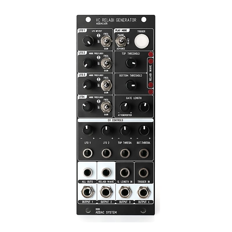 ADDAC 405 Relabi Generator Eurorack Pulse Module (ADDAC405) | Reverb