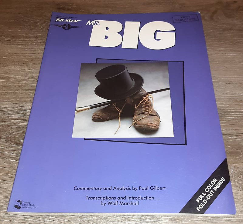MR. BIG - SELF-TITLED - GUITAR TAB BOOK - MUSIC TABLATURE | Reverb