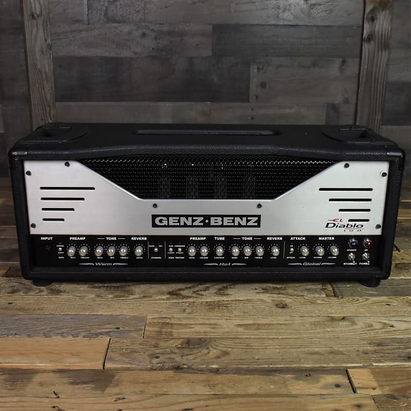 Pre-Owned Genz Benz El Diablo 100 Head with Footswitch - | Reverb