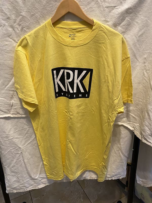 New KRK Systems - X-Large Yellow T-Shirt - Swag from Shop! | Reverb