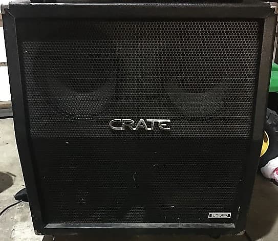 Crate GT412 4x12" Guitar Speaker Cabinet Black | Reverb